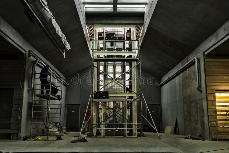 Elevator Under Repair Notice Stock Photo - Image of sign, door: 52847004