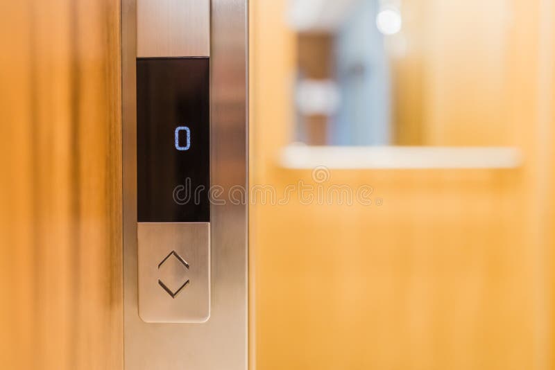 Elevator Up and Down Buttons Modern Keypad Stock Image - Image of arrow ...