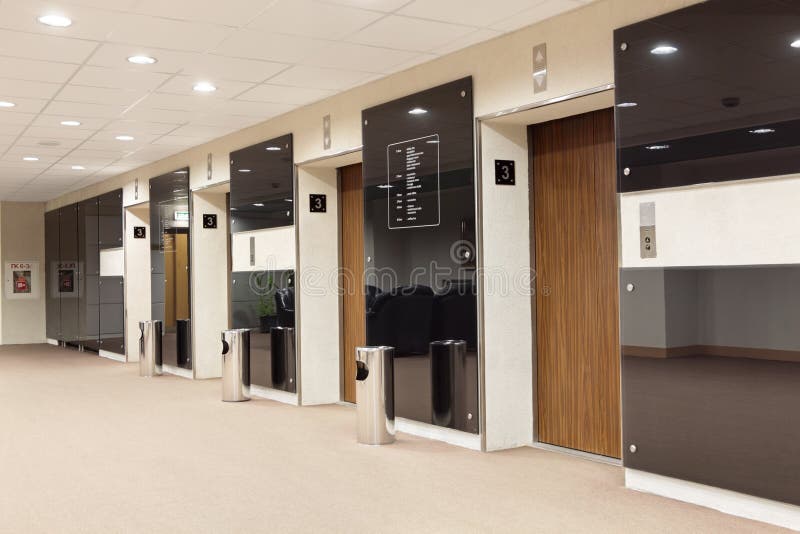 Elevators hall stock image. Image of lift, indoor, moving - 19996353