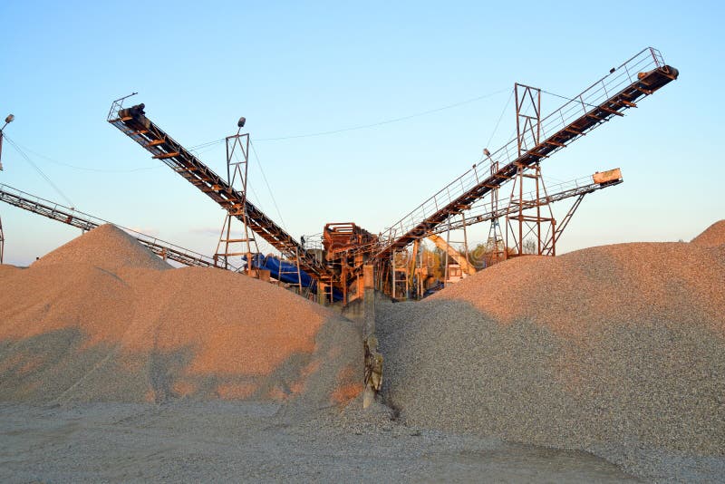 The elevators and sand stock photo. Image of lake, elevator - 79933618