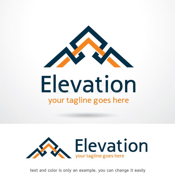 Elevazione Logo Template Design Vector Illustrazione Vettoriale ...