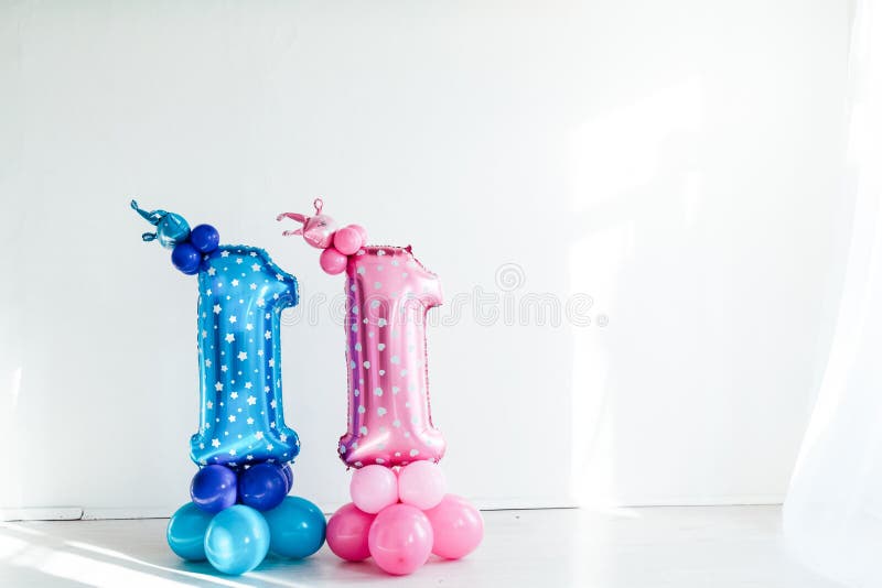 Eleven 11 Balloons One on a White Background Stock Image - Image of ...