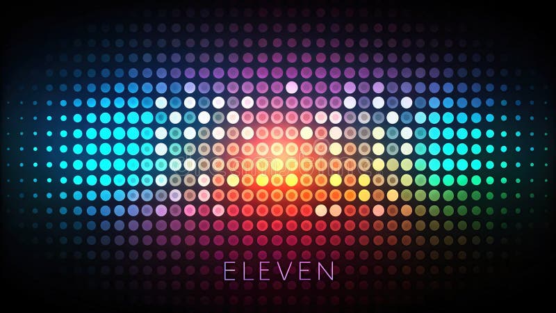 Eleven Circle Dots Abstract Background Elegant Geometric Pattern for ...