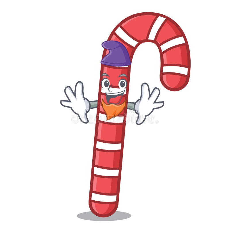 Elf Candy Canes Character Cartoon Stock Vector - Illustration of ...
