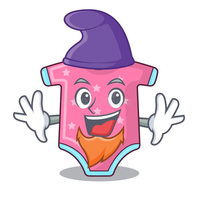 Elf Character Baby Clothes Hanging on Clothesline Stock Vector ...