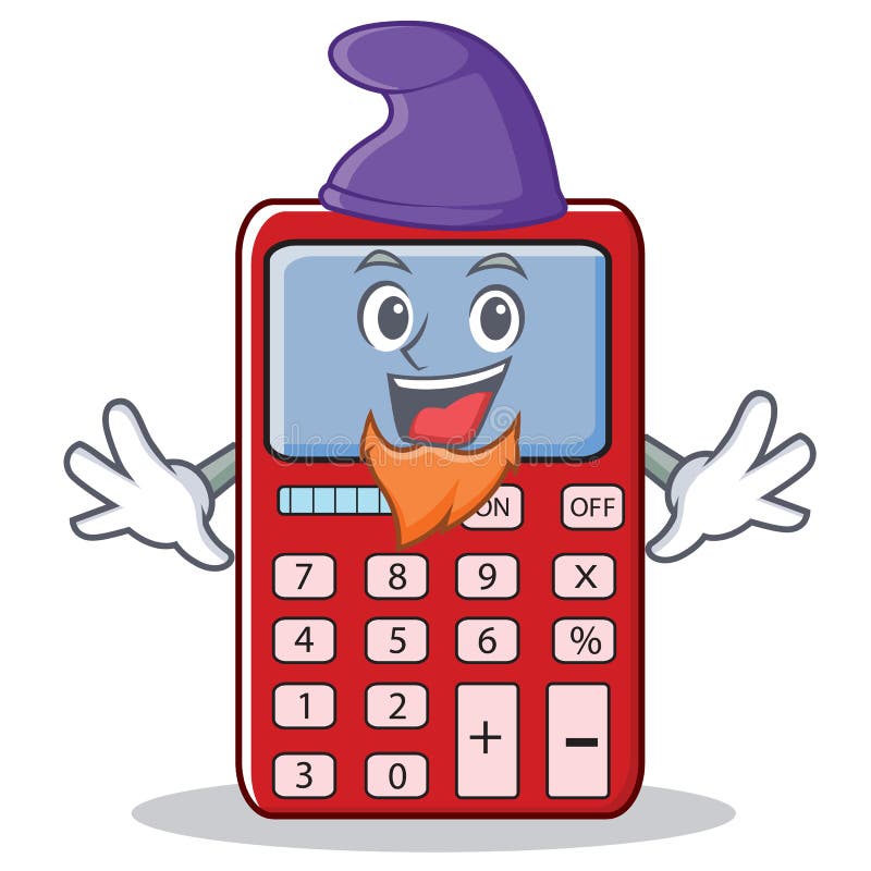 Elf Cute Calculator Character Cartoon Stock Vector - Illustration of ...