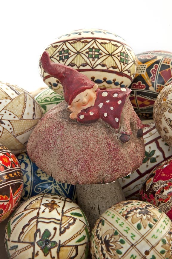 Elf and Eastern egs stock image. Image of eastern, craft - 23595493