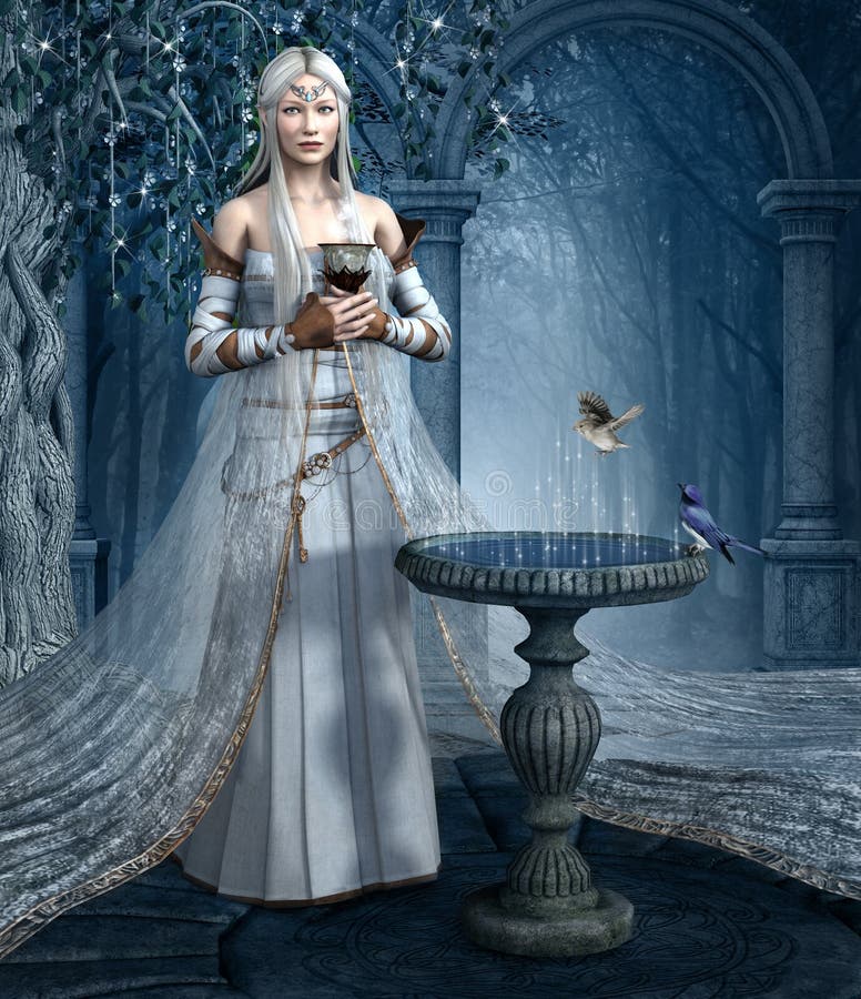 Elf elixir stock illustration. Illustration of nocturne - 49914517