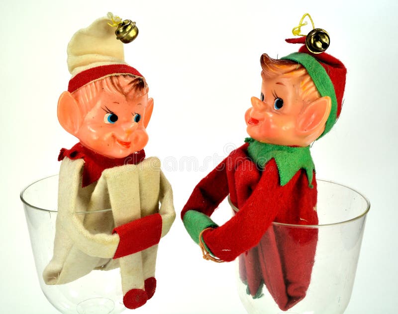 Elf figures stock photo. Image of glass, ornament, figures - 36000786