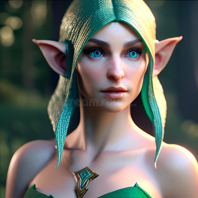 Elf girl stock illustration. Illustration of styles - 272506518