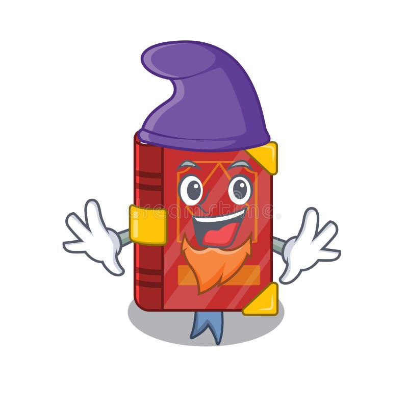 Elf Magic Spell Book in the Cartoon Stock Vector - Illustration of ...