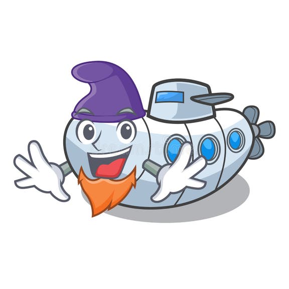 Elf Miniature Submarine in the Character Shape Stock Vector ...