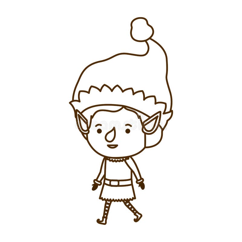 Elf Moving Avatar Character Stock Vector - Illustration of drawing ...