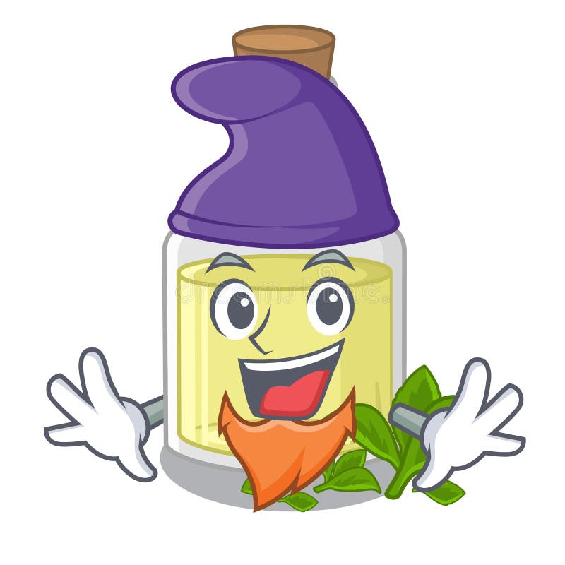 Elf Peppermint Oil Isolated in the Cartoon Stock Vector - Illustration ...