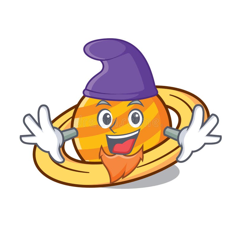 Elf Planet Saturnus Character Cartoon Stock Vector - Illustration of ...