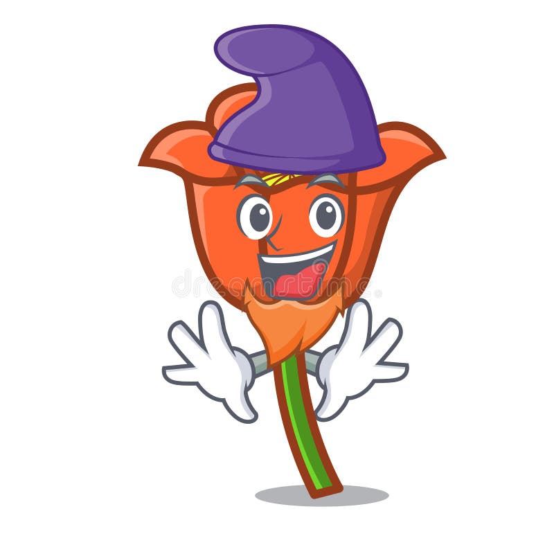 Elf Poppy Flower Character Cartoon Stock Illustrations – 2 Elf Poppy ...