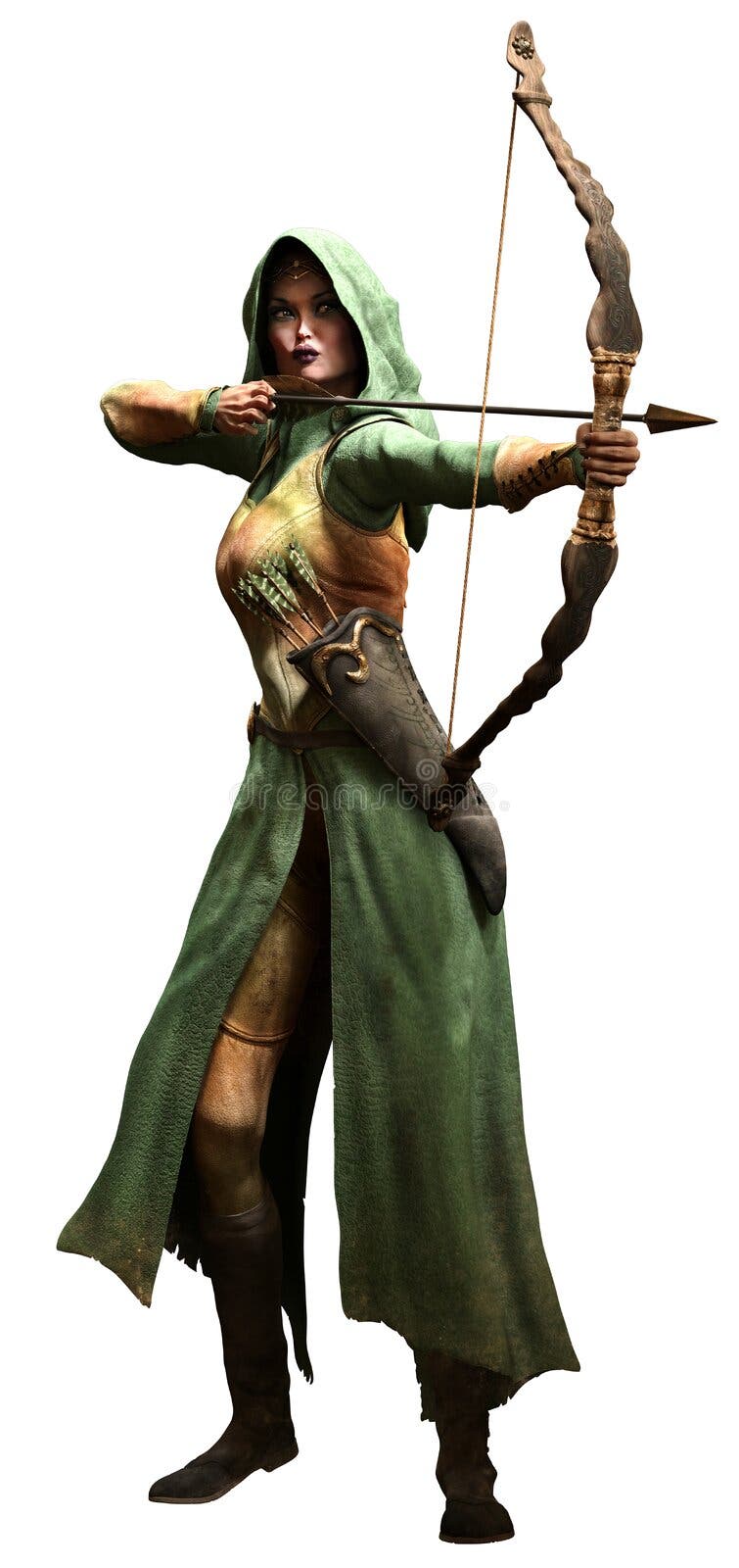 Elf Ranger Stock Illustrations – 136 Elf Ranger Stock Illustrations ...