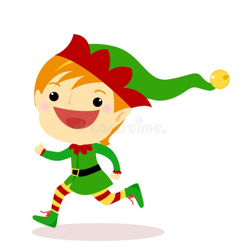 Running Elf Cartoon Stock Illustrations – 377 Running Elf Cartoon Stock ...