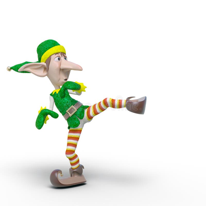 Karate Santa Claus Ready for Christmas Vector Cartoon Stock Vector ...