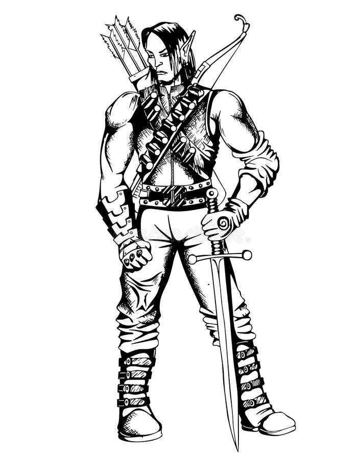 Elf Warrior Stock Illustrations – 2,102 Elf Warrior Stock Illustrations ...