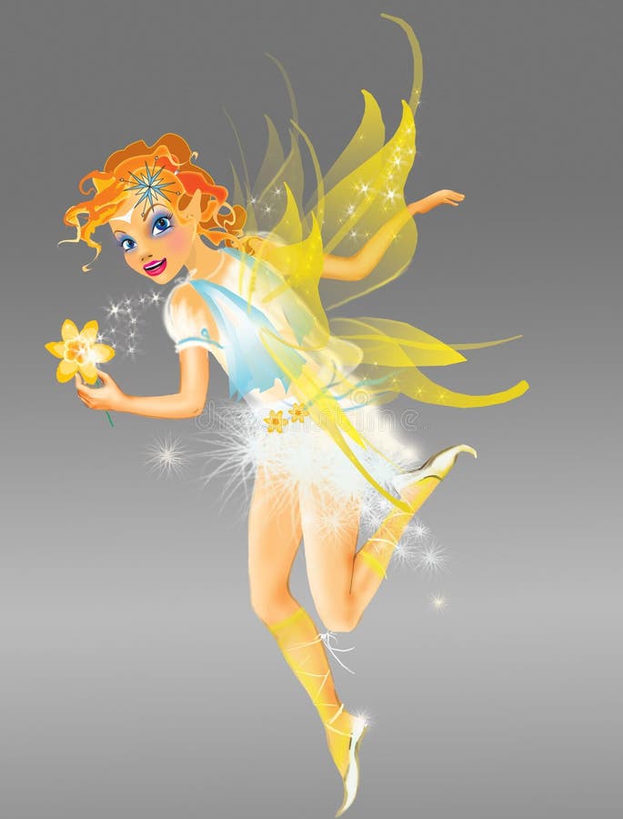 Elfes illustration stock. Illustration du mystère, fille - 6153423