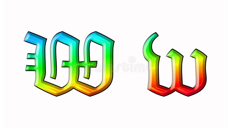 Elfreth Fonts Abstract Gradient Sans Serif Alphabet Letters Calligraphy ...