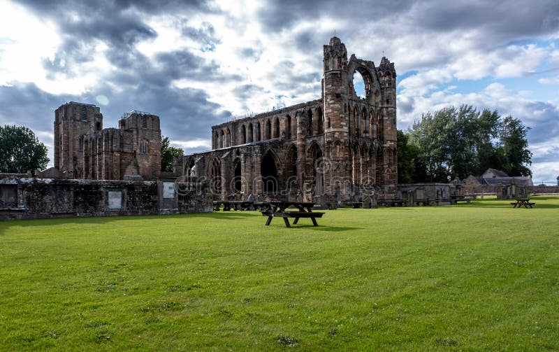 Elgin cathedral stock image. Image of monastery, landmark - 346667623