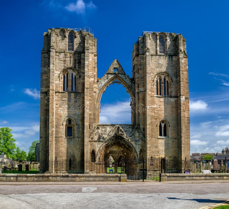 Elgin cathedral, Scotland stock image. Image of monument - 136571483