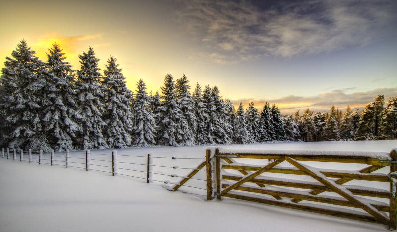 ELGIN - MILLBUIES in SNOW stock photo. Image of snow - 13203402