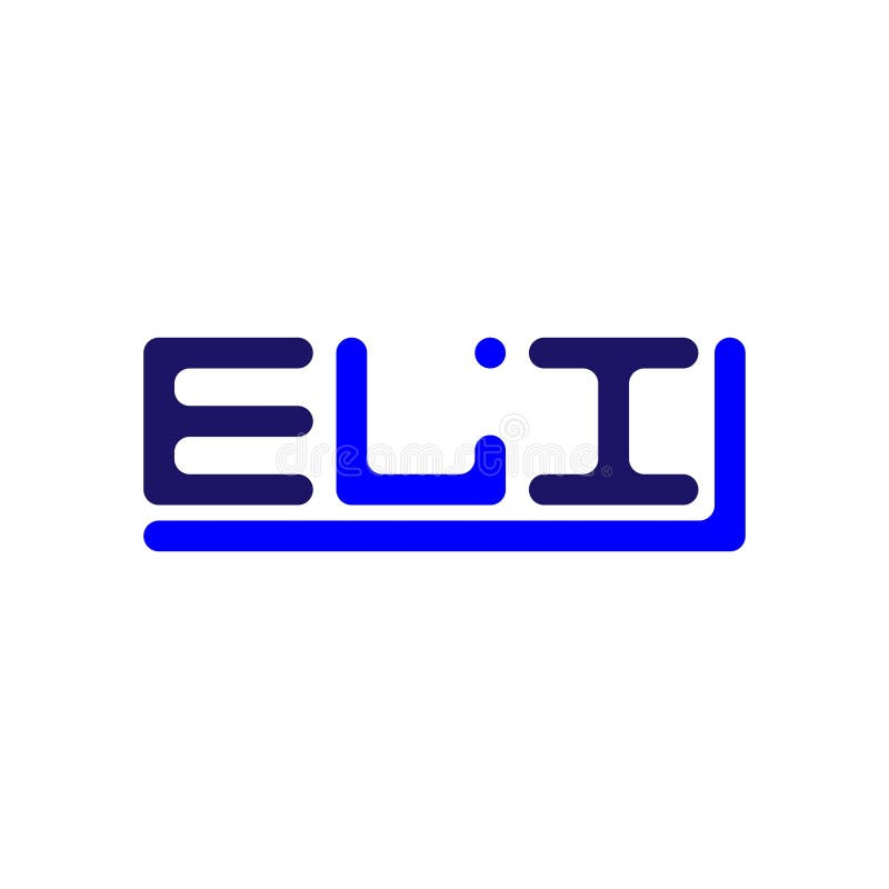 ELI Letter Logo Creative Design with Vector Graphic, ELI Stock Vector ...