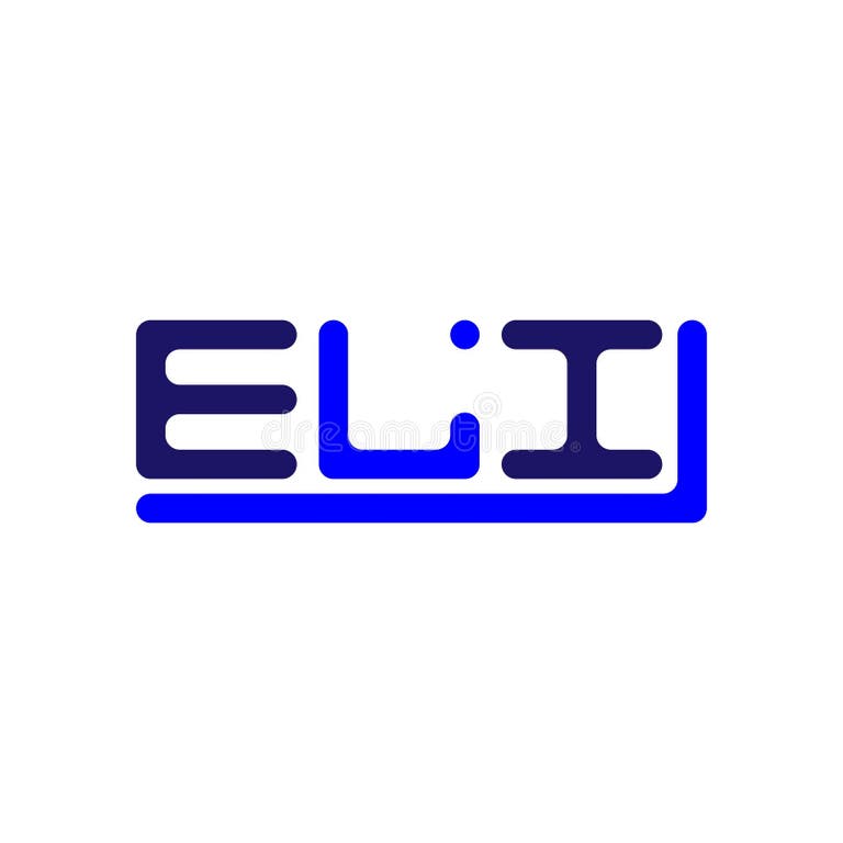 ELI Letter Logo Creative Design with Vector Graphic, ELI Stock Vector ...