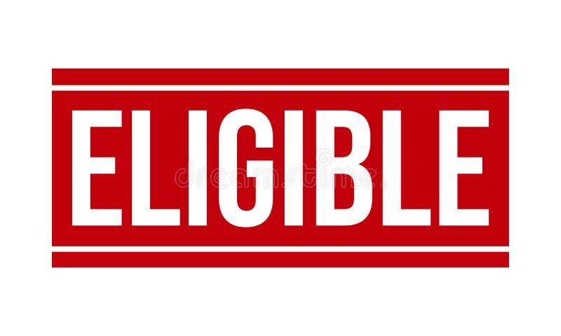 Eligible Rubber Stamp. Eligible Grunge Stamp Seal Vector Illustration ...