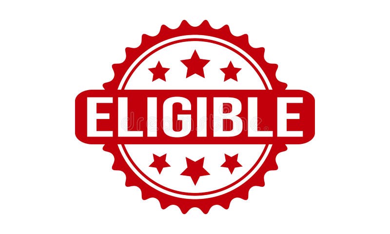Eligible Rubber Stamp. Eligible Grunge Stamp Seal Vector Illustration ...
