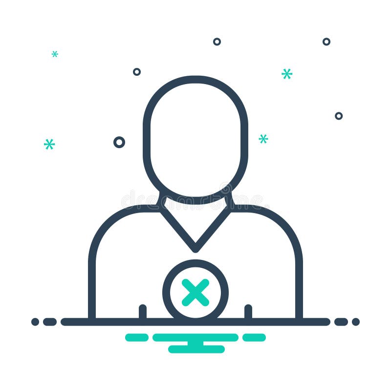 Mix Icon for Eliminate, Delete and Remove Stock Vector - Illustration ...