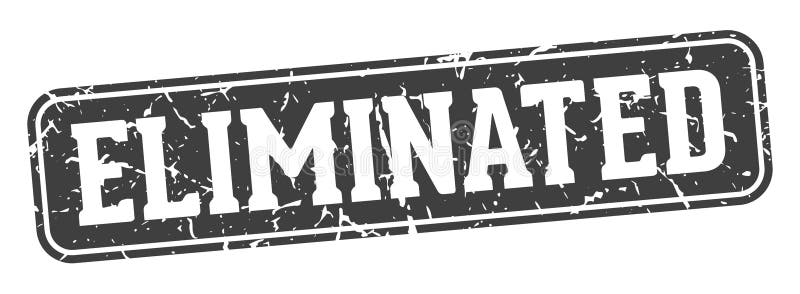 Eliminated Sign Stock Illustrations – 527 Eliminated Sign Stock ...