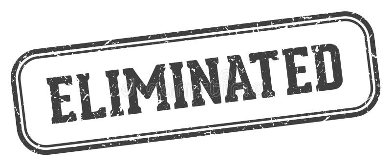 Eliminated Square Grunge Stamp Stock Illustrations – 87 Eliminated ...