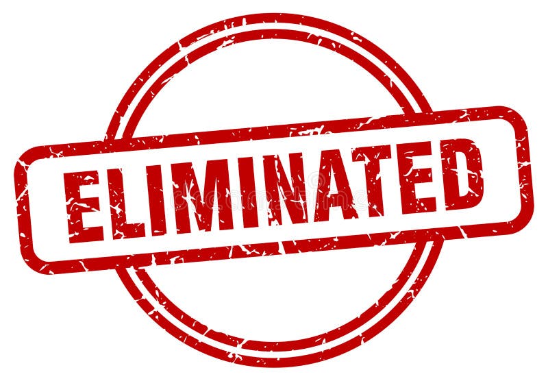 Eliminated Stamp. Eliminated Round Grunge Sign Stock Vector ...