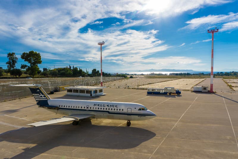 Eliniko Ateny Stary Lotnisko Zdjęcie Stock Editorial - Obraz złożonej z ...