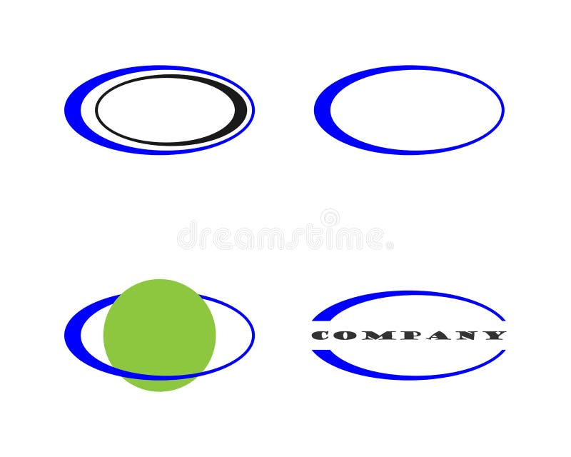 Elips logo vector stock illustration. Illustration of black - 177996487