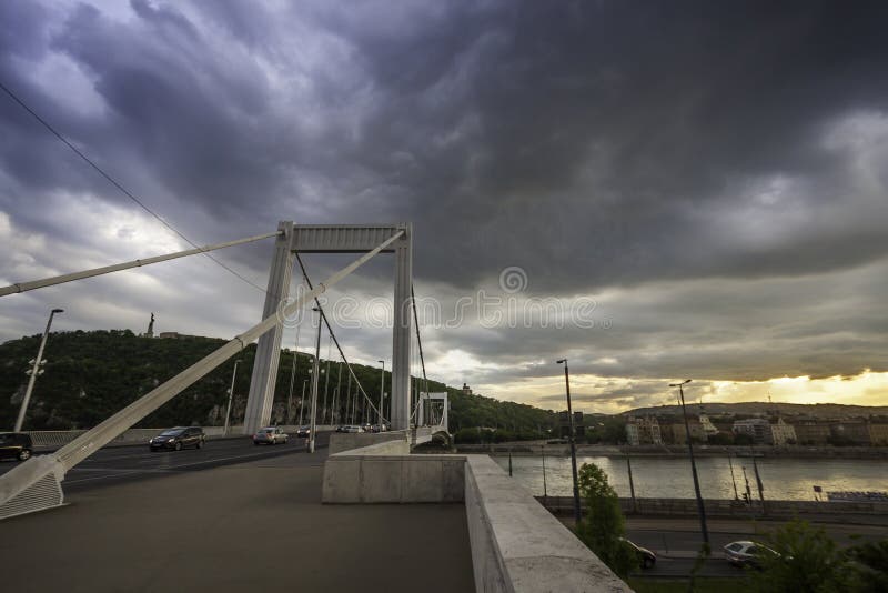 Elisabeth bridge stock image. Image of european, connect - 41516425