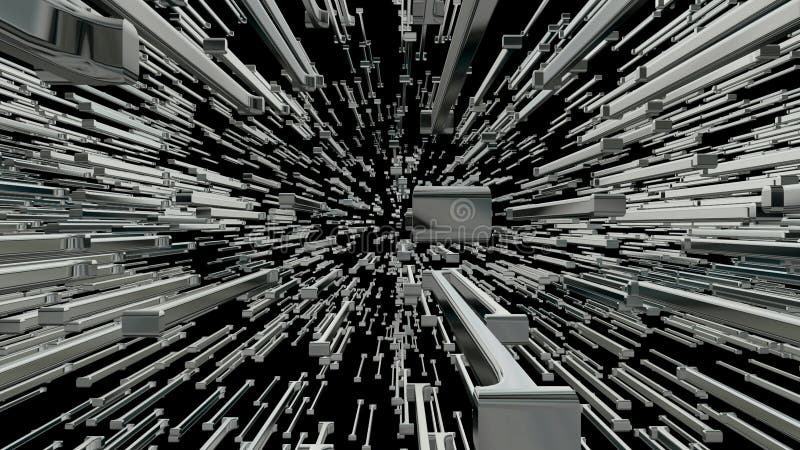 Elite Background - Field of Silver Figures, Reflection, Exclusive, Unique Design Stock Video ...