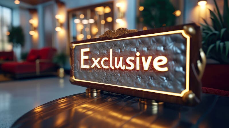 Elite Elegance: Exclusive Concept. Generative Ai. Stock Illustration ...