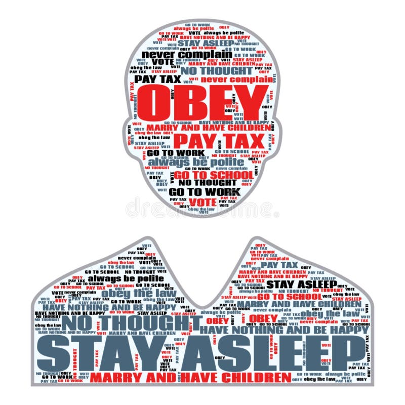 Elite Power Over the Mass Abstract Text Background Illustrations Stock ...