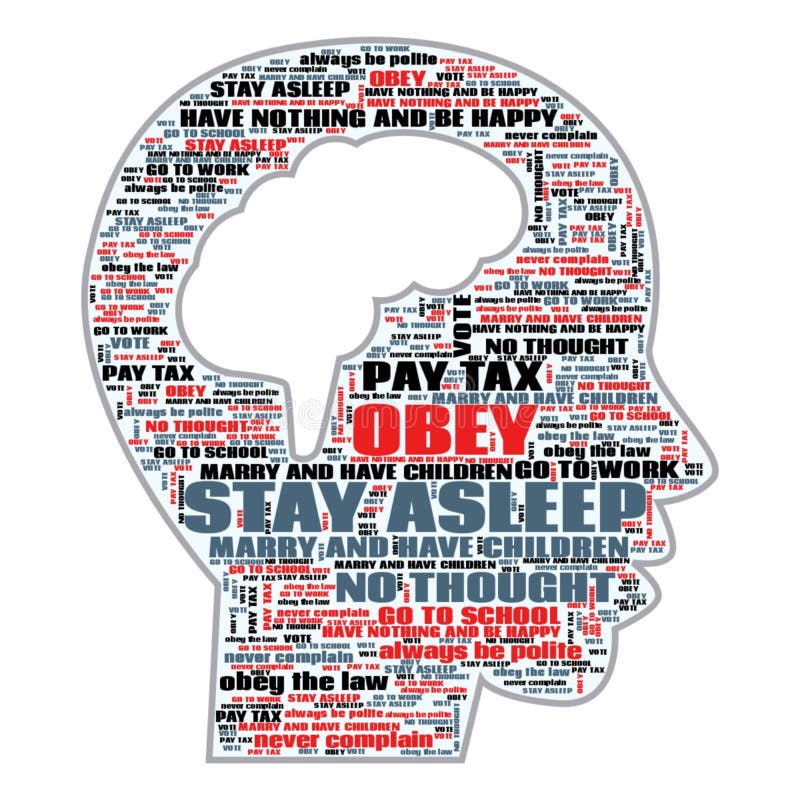 Elite Power Over the Mass Abstract Text Background Illustrations Stock ...