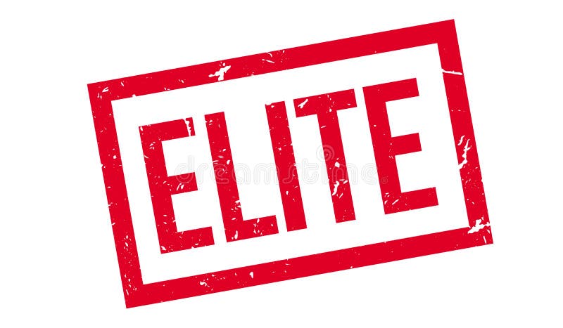 Elite rubber stamp stock illustration. Illustration of notch - 83158410