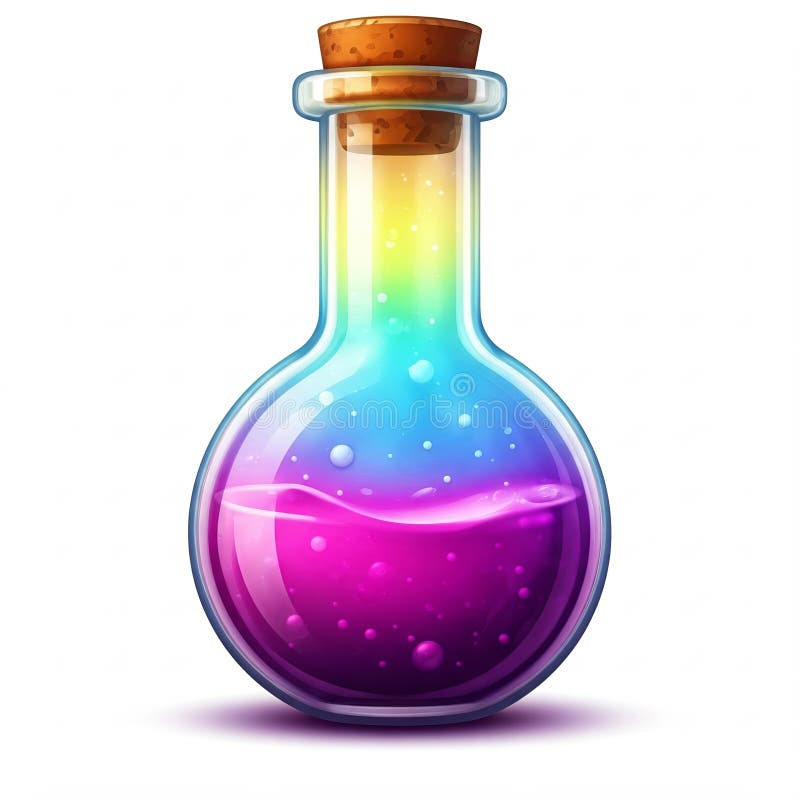 Elixir of Arcane Power stock illustration. Illustration of sorcerer ...