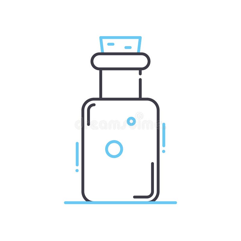 Elixir Line Icon, Outline Symbol, Vector Illustration, Concept Sign ...