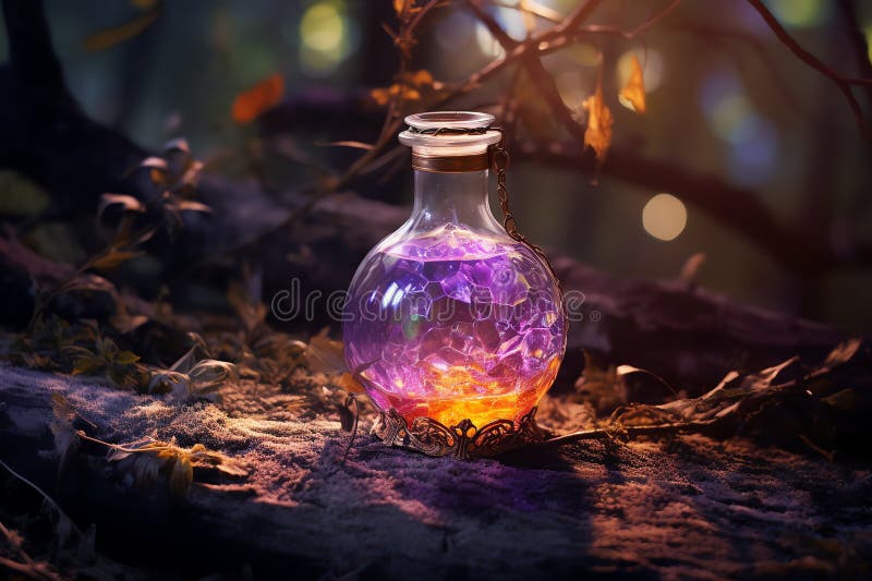 Elixir Magical Fairytale World Stock Illustration - Illustration of ...