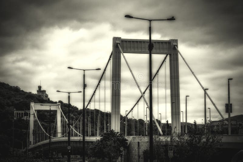 Elizabeth Bridge in Budapest Stock Image - Image of europe, budapest ...