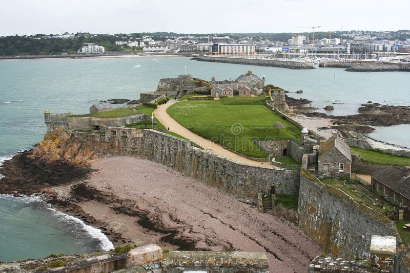 Elizabeth Castle Refortified Imagen de archivo - Imagen de jersey ...